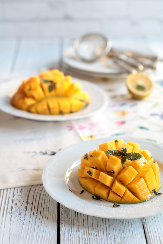 Riccio di mango alla menta e lime · Viaggiare come mangiare